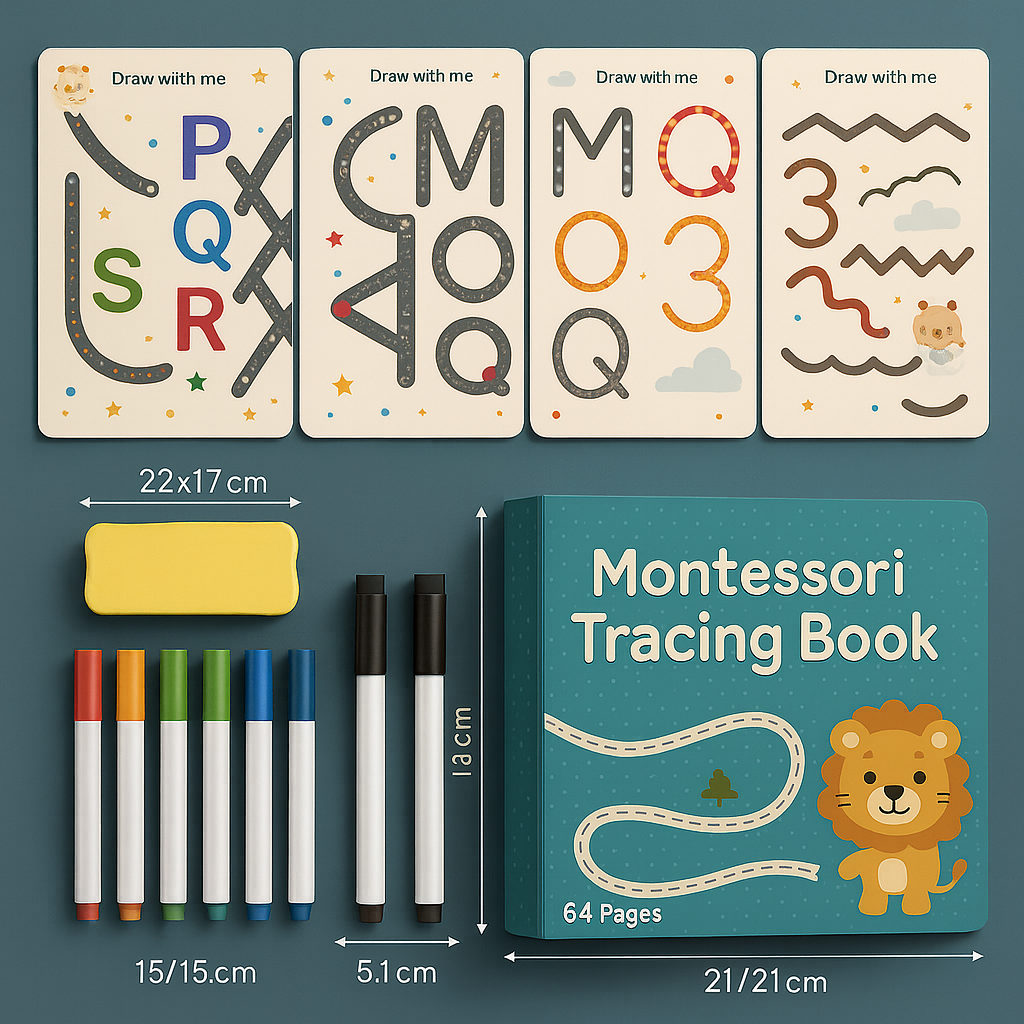 LIBRO DE TRAZO MONTESSORI – Mi tienda